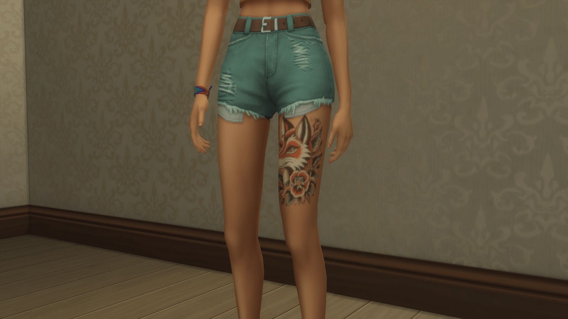 Fox thigh tattoo! - Gallery - The Sims 4 Create a Sim - CurseForge