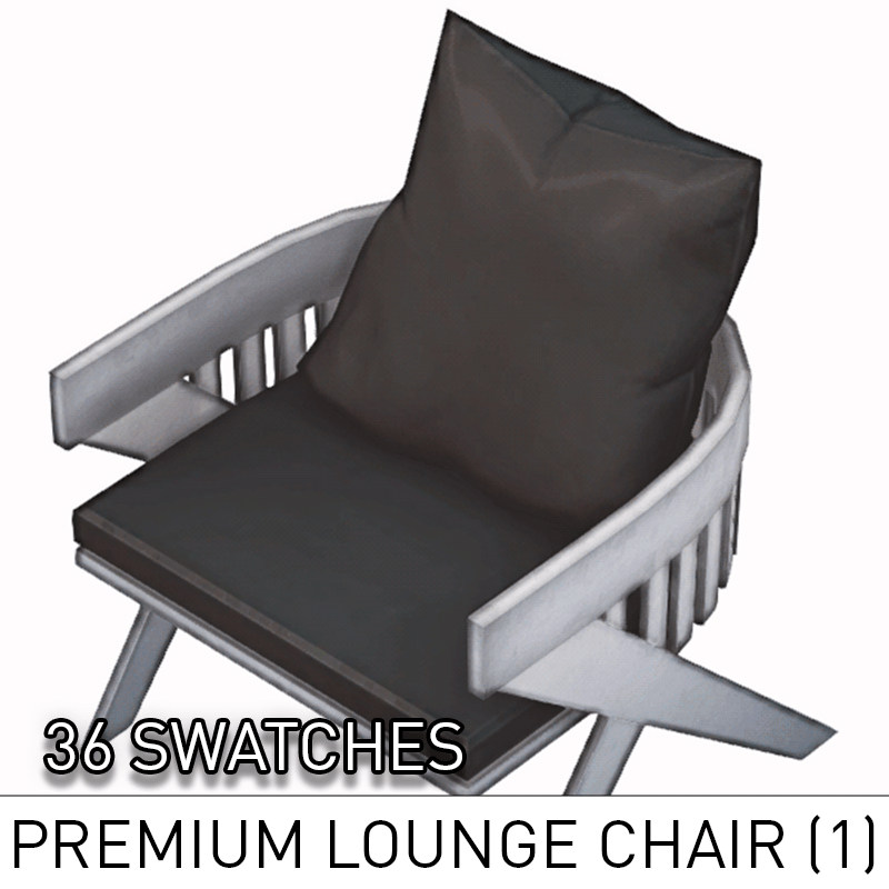 Premium Lounge Chair (1 Seater) - Gallery - The Sims 4 Build / Buy ...