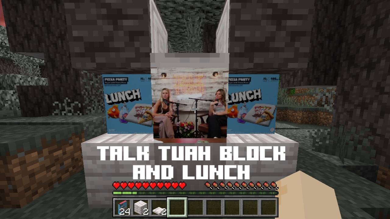 Talk Tuah And Lunch Meme - Gallery - Minecraft Bedrock Addons - CurseForge