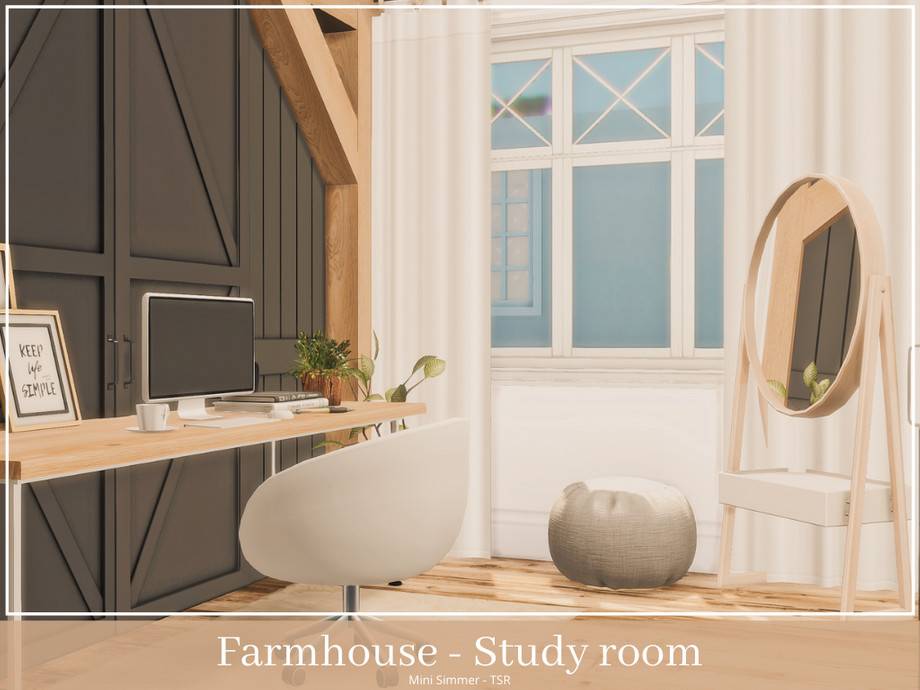 Farmhouse Study room - Gallery - The Sims 4 Rooms / Lots - CurseForge