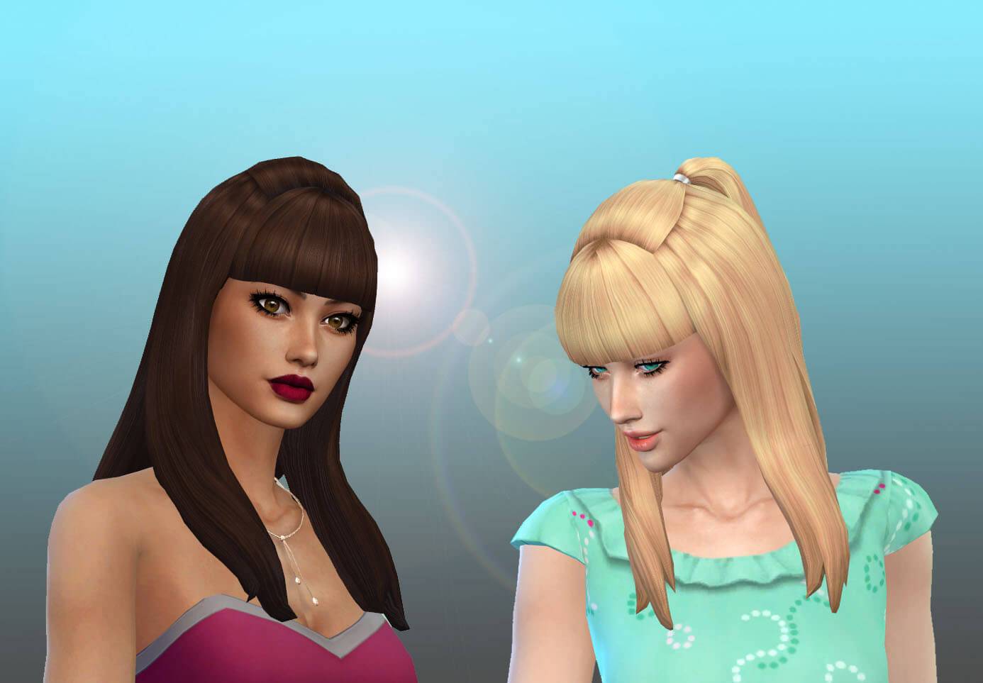 Maggie Hairstyle - Gallery - The Sims 4 Create a Sim - CurseForge