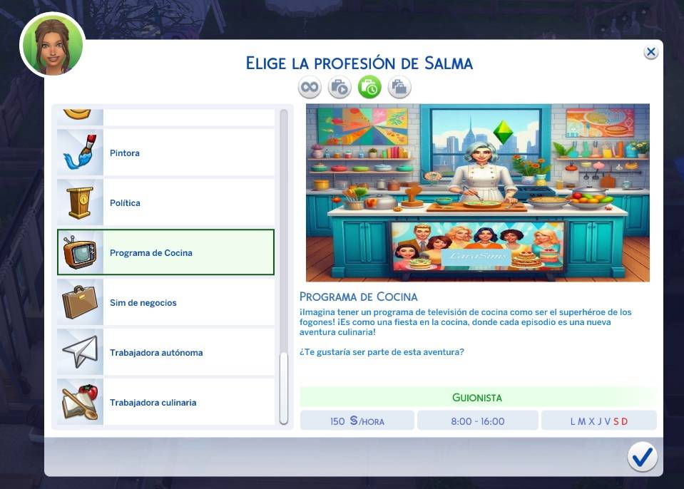 NUEVO EMPLEO PROGRAMA DE COCINA (Career) - Gallery - The Sims 4 Mods - CurseForge