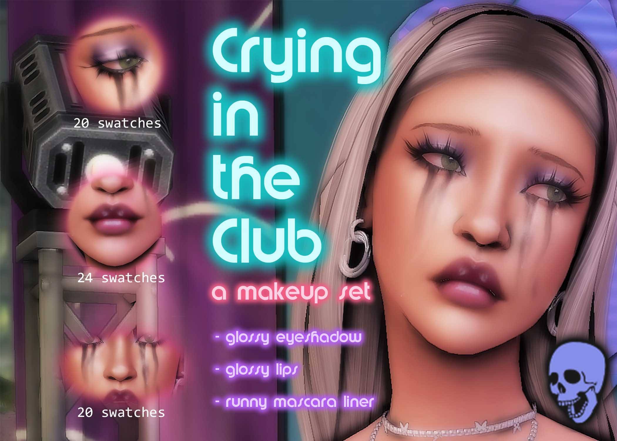 Crying in the Club - Runny Mascara - Gallery - The Sims 4 Create a Sim ...