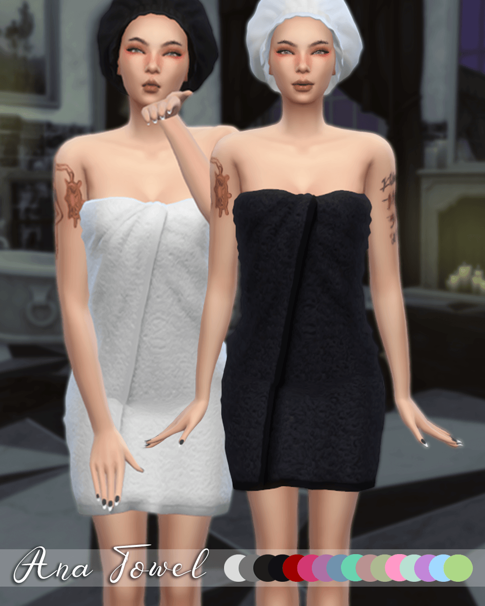 Ana Towel (Bathtime Stories Collection) - The Sims 4 Create a Sim ...