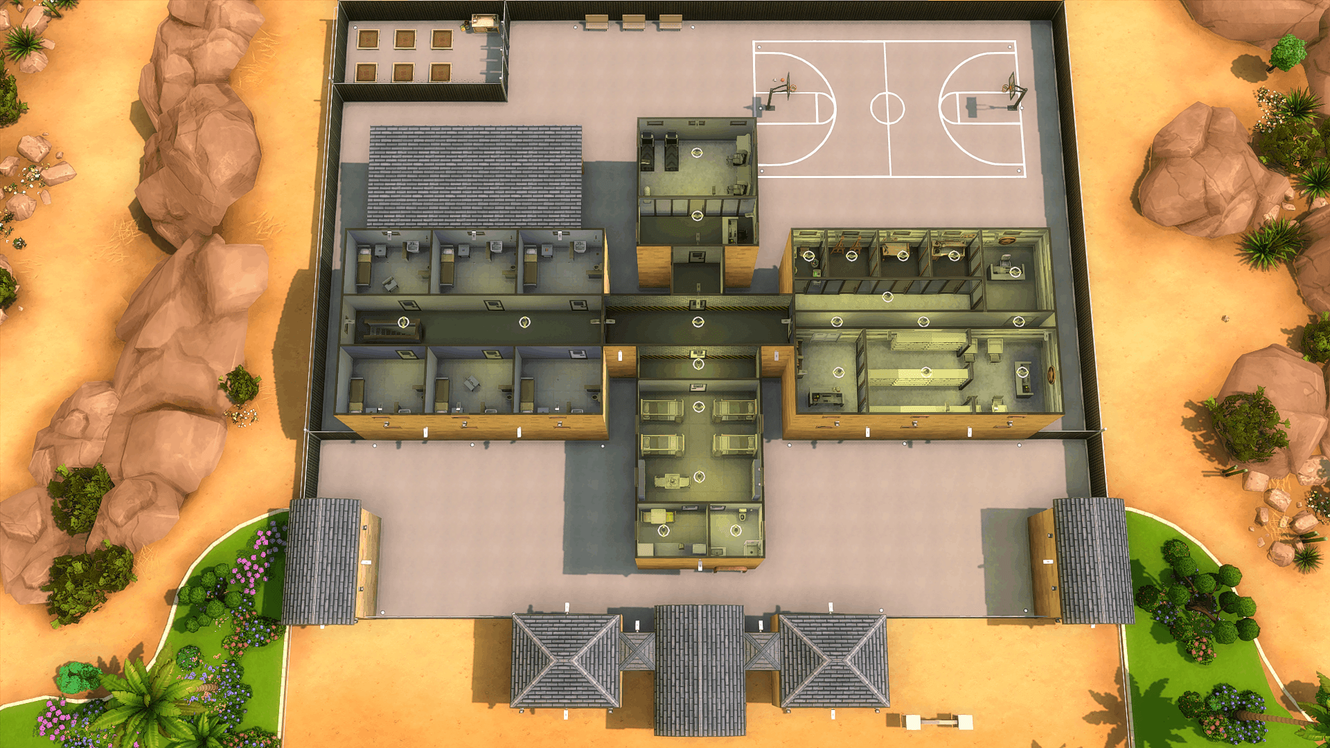 SimmerSomar | Build | Maximum Security Prison - Gallery - The Sims 4 ...