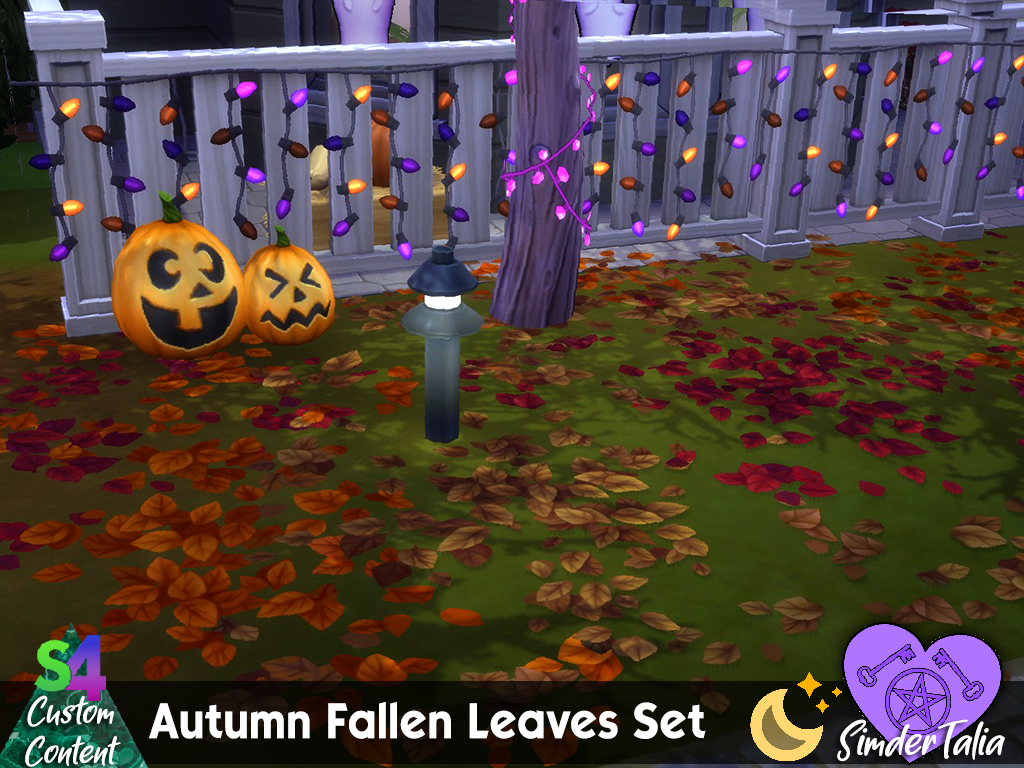 Autumn Fallen Leaves Set - Gallery - The Sims 4 Build / Buy - CurseForge