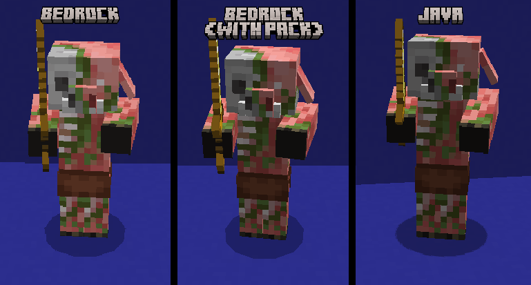 Java Mob Shading - Minecraft Bedrock Texture Packs - CurseForge