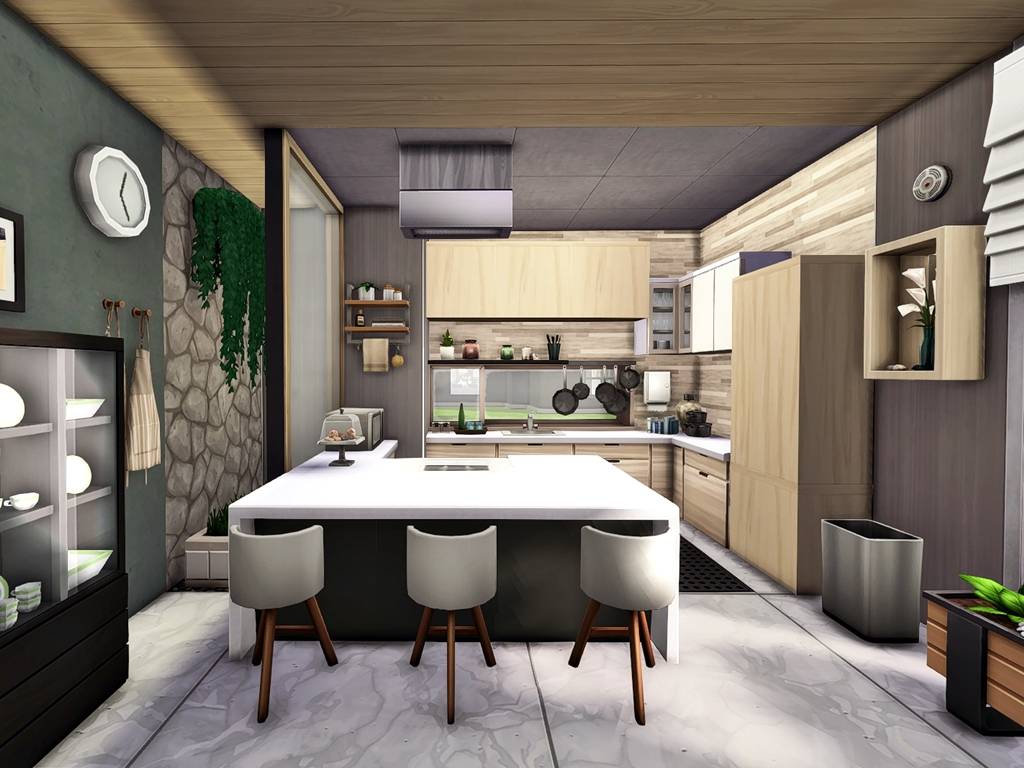 Contemporary Kitchen 1 - Gallery - The Sims 4 Rooms / Lots - CurseForge