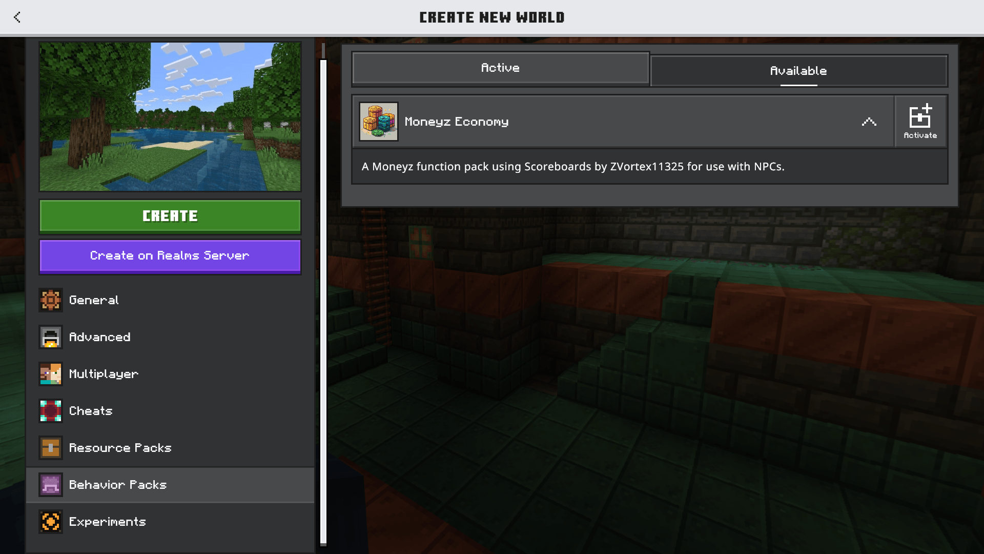 Moneyz Economy - Gallery - Minecraft Bedrock Addons - CurseForge