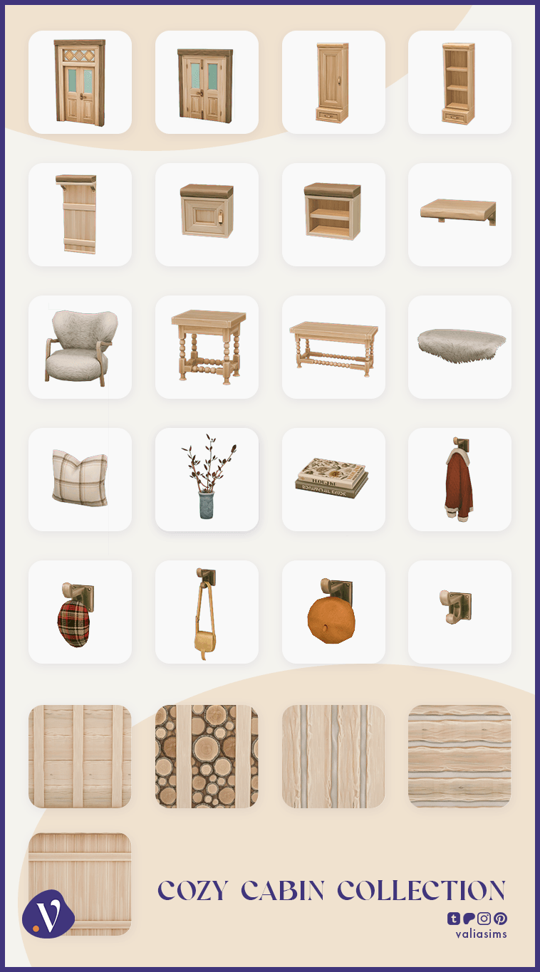Cozy Cabin Collection - Entryway - Gallery - The Sims 4 Build / Buy ...