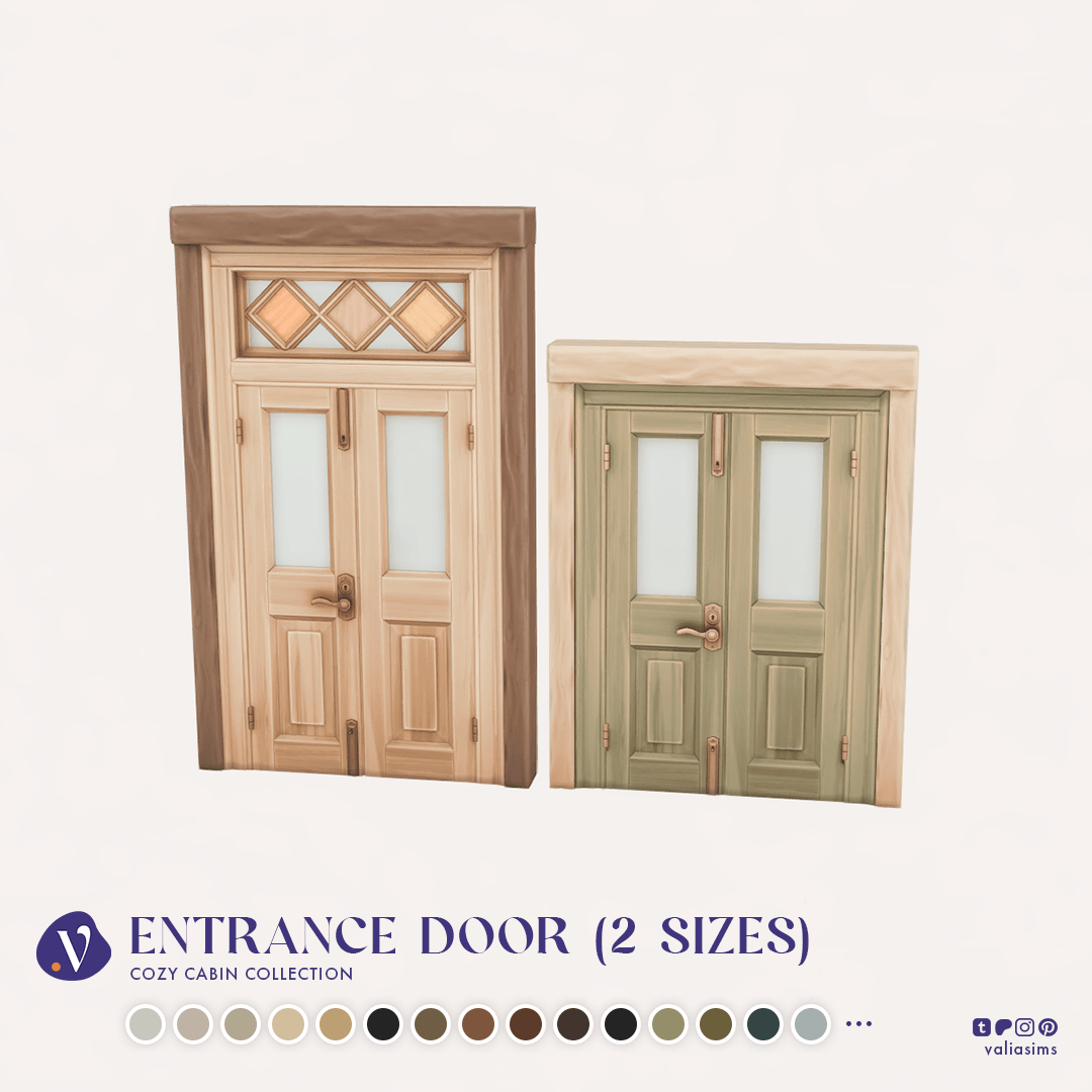 Cozy Cabin Collection - Entryway - Gallery - The Sims 4 Build / Buy ...