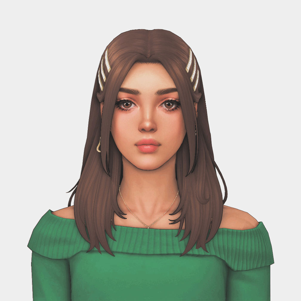 Natalie Hair & Accessory - Gallery - The Sims 4 Create a Sim - CurseForge