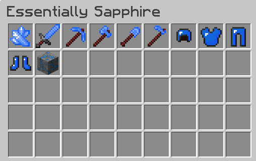 Essentially Sapphire Armor & Tools - Minecraft Mods - CurseForge