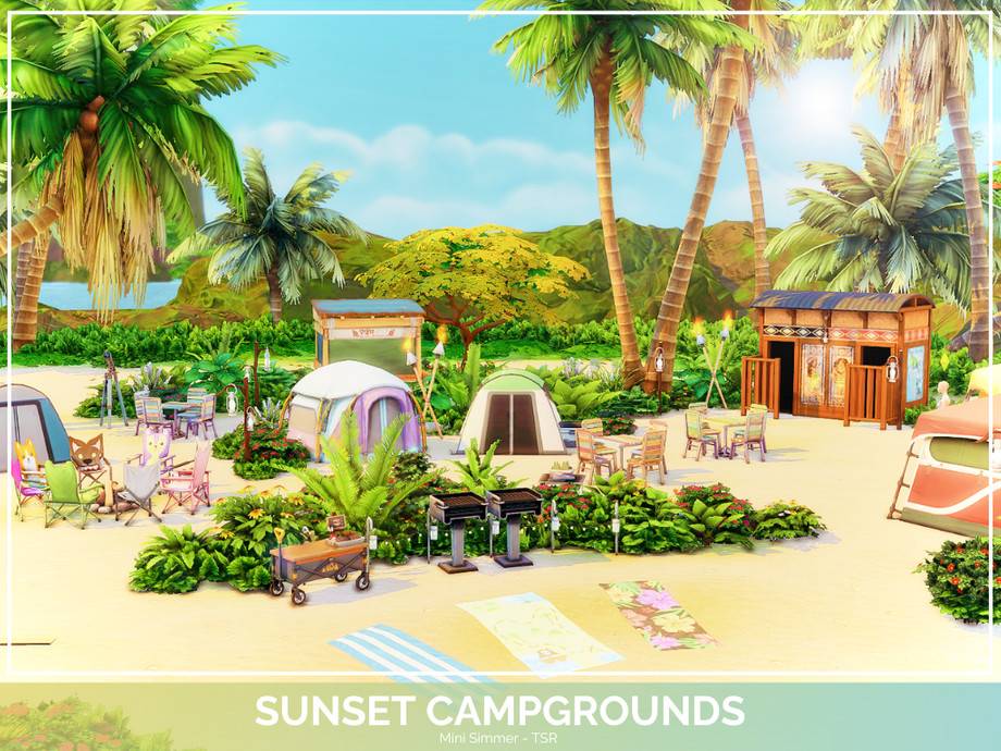 Sunset Campgrounds - no cc - Gallery - The Sims 4 Rooms / Lots - CurseForge