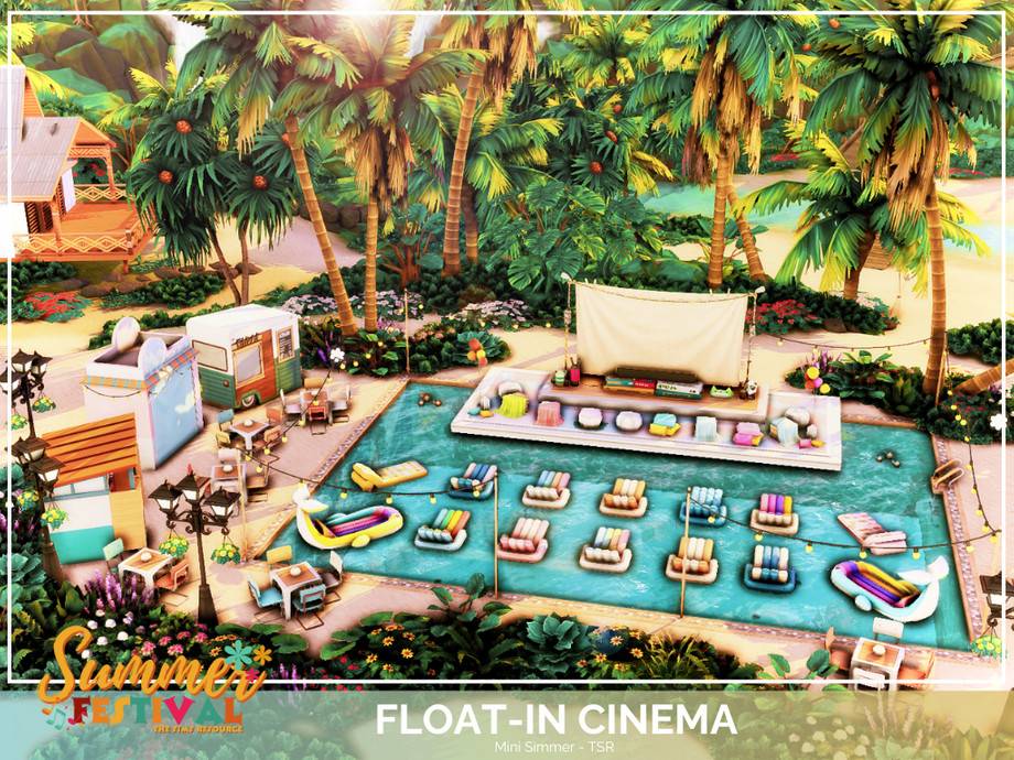 Float-In Cinema - No CC - Gallery - The Sims 4 Rooms / Lots - CurseForge