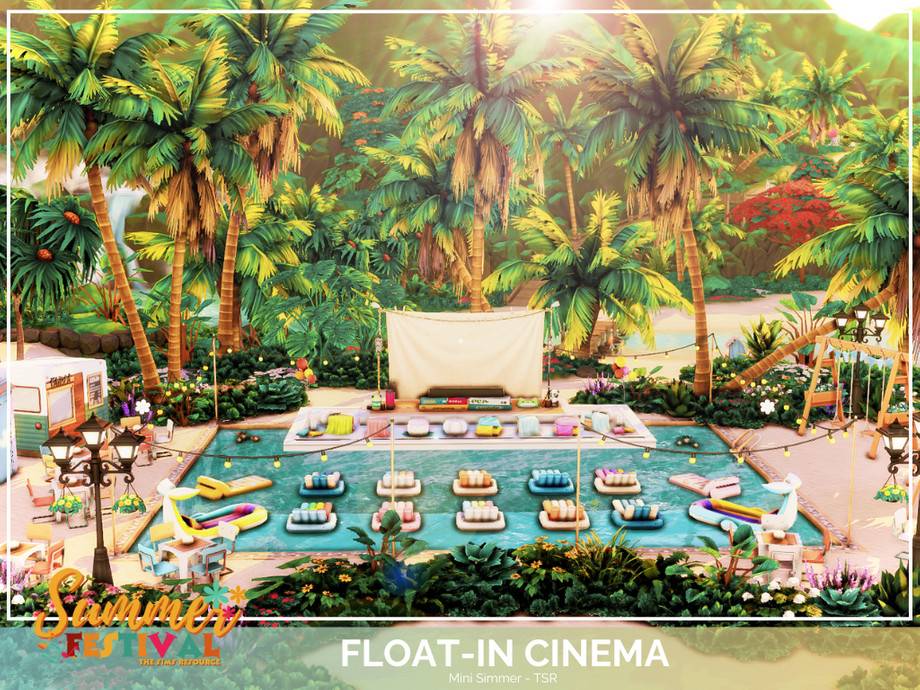 Float-In Cinema - No CC - Gallery - The Sims 4 Rooms / Lots - CurseForge