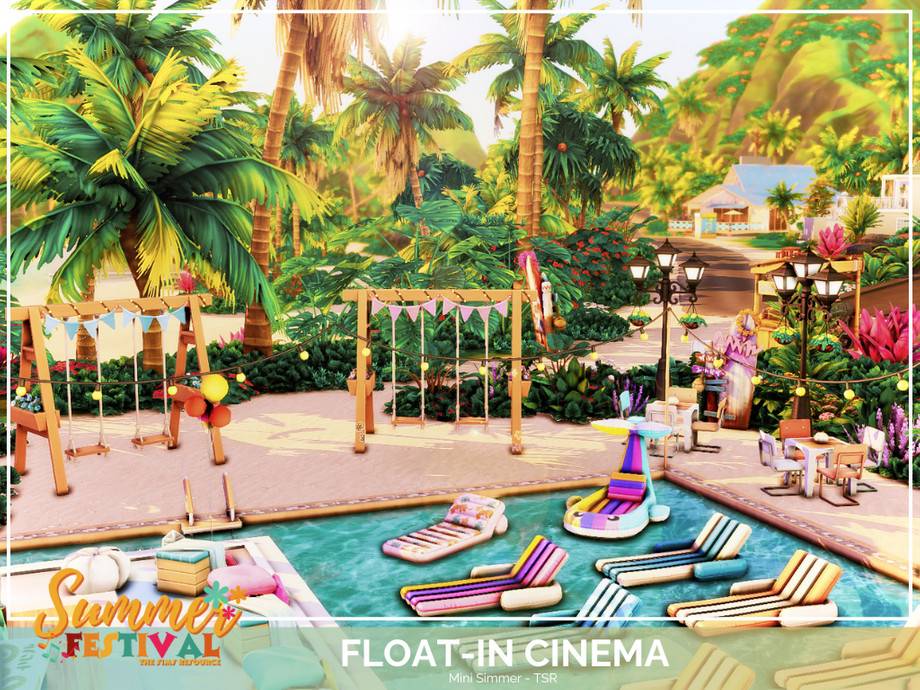 Float-In Cinema - No CC - Gallery - The Sims 4 Rooms / Lots - CurseForge