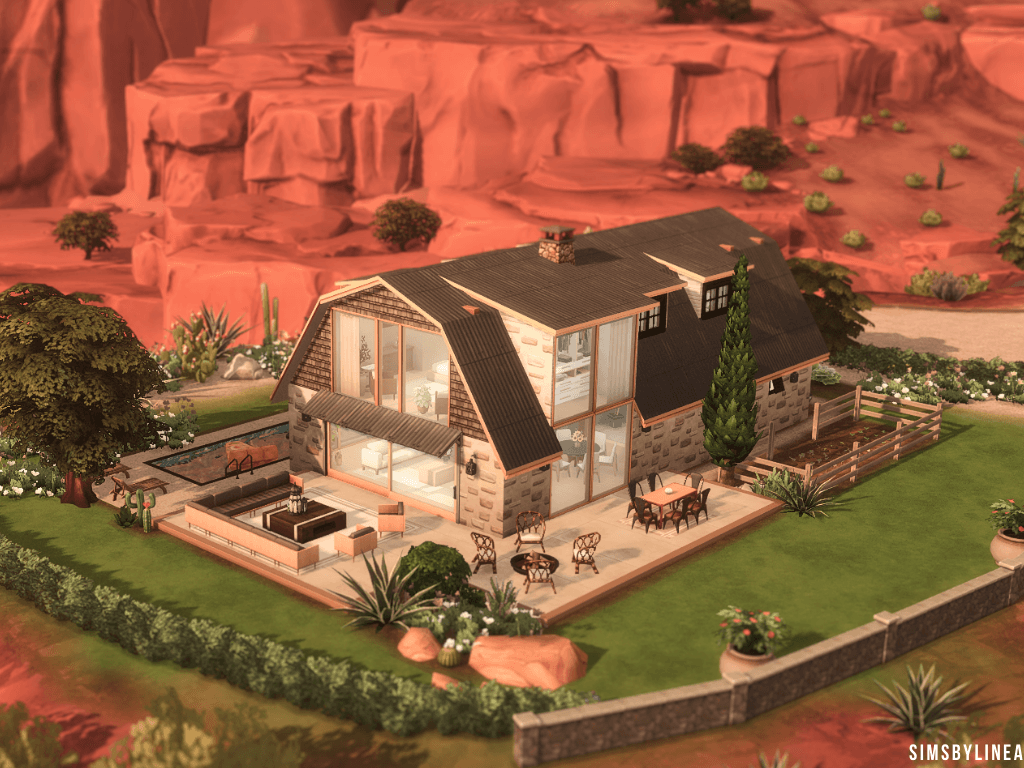 Barn with a View - Gallery - The Sims 4 Rooms / Lots - CurseForge