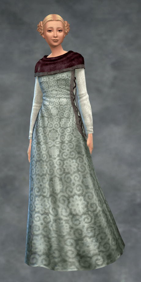 TSM Commoner Collar Fancy Dress - Gallery - The Sims 4 Create a Sim ...