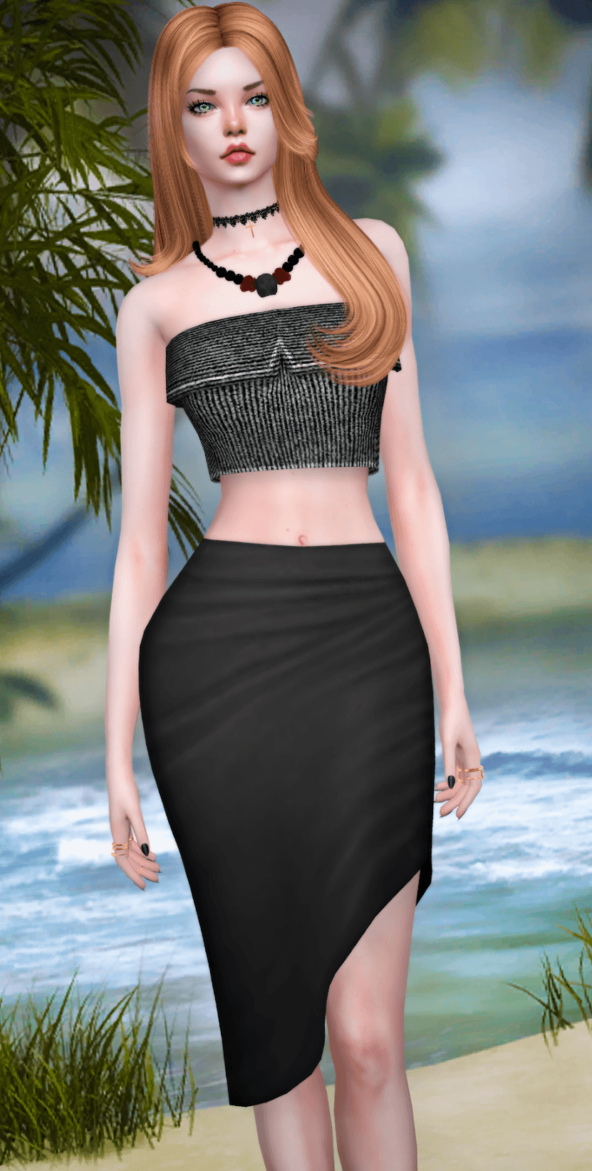 Tube Top Outfit - Gallery - The Sims 4 Create a Sim - CurseForge