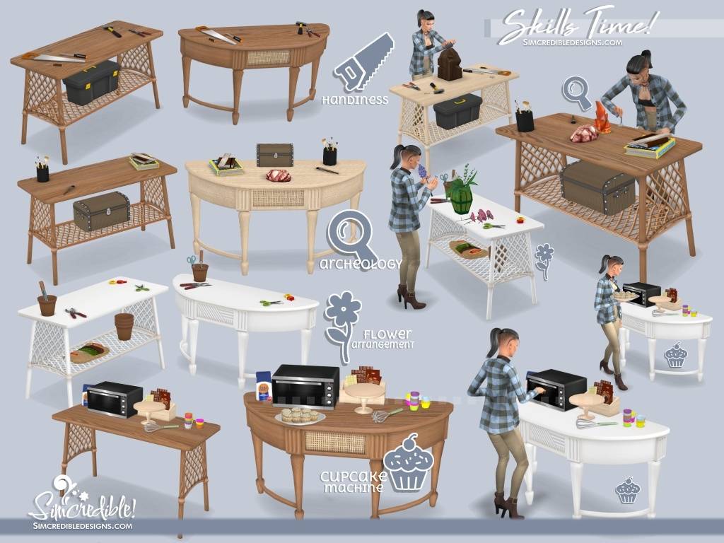 Functional Archeology Table 1 🤠🧹🏺 - Gallery - The Sims 4 Build / Buy ...