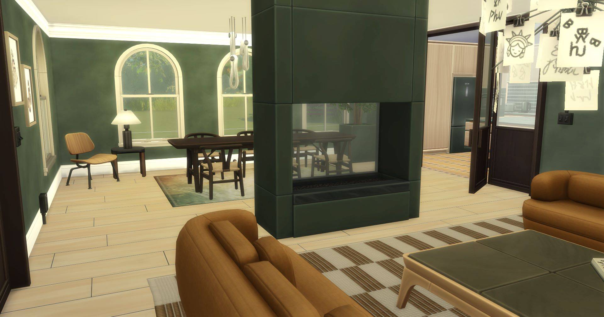 Combined Sitting and Dining - Gallery - The Sims 4 Rooms / Lots ...