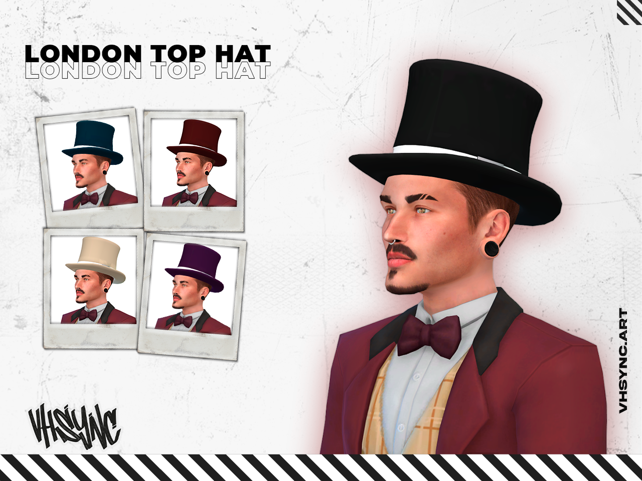 [VHSync] London top hat - The Sims 4 Create a Sim - CurseForge