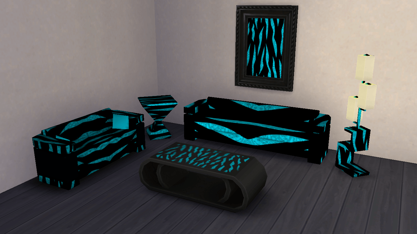 Zebra Stripe Living room set - Gallery - The Sims 4 Build / Buy ...