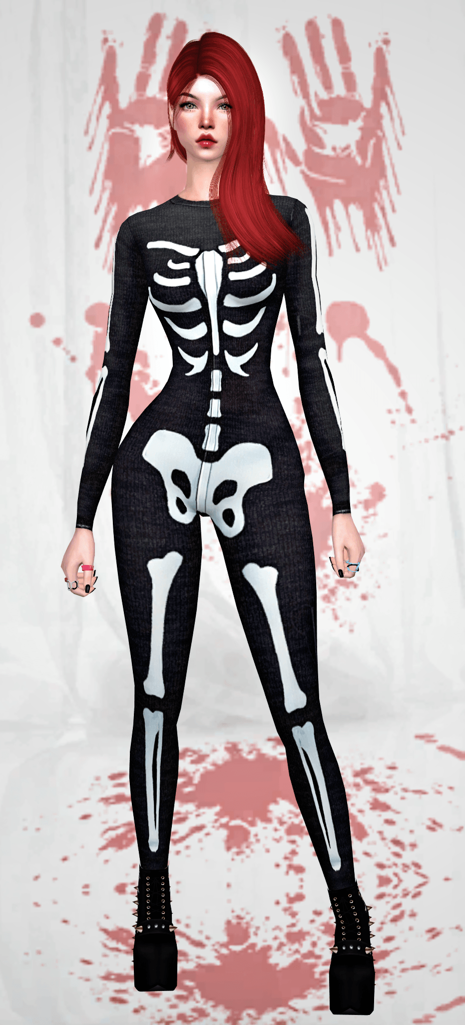 Skeleton Bodysuit web - Gallery - The Sims 4 Create a Sim - CurseForge