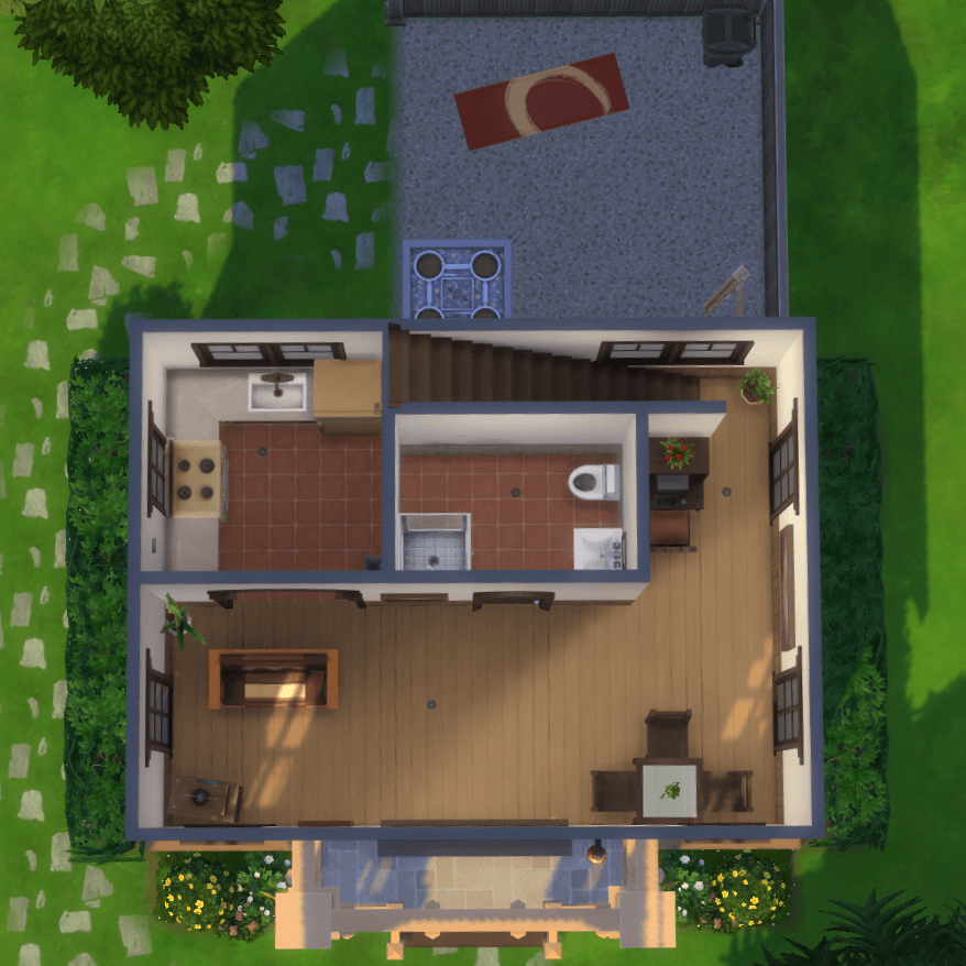 Tiny starter house - The Sims 4 Rooms / Lots - CurseForge