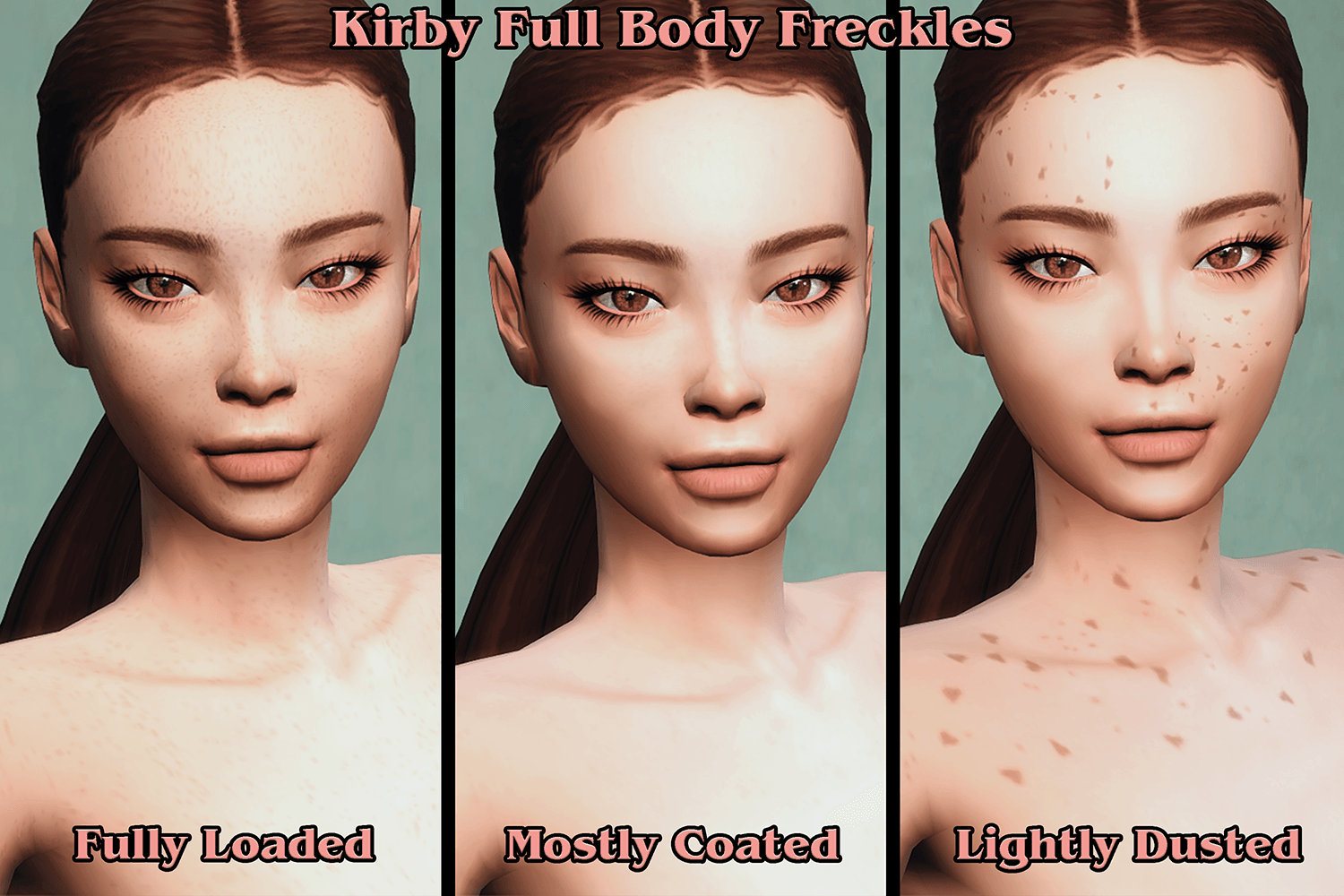 Kirby Full Body Freckles Lightly Dusted - The Sims 4 Create a Sim ...
