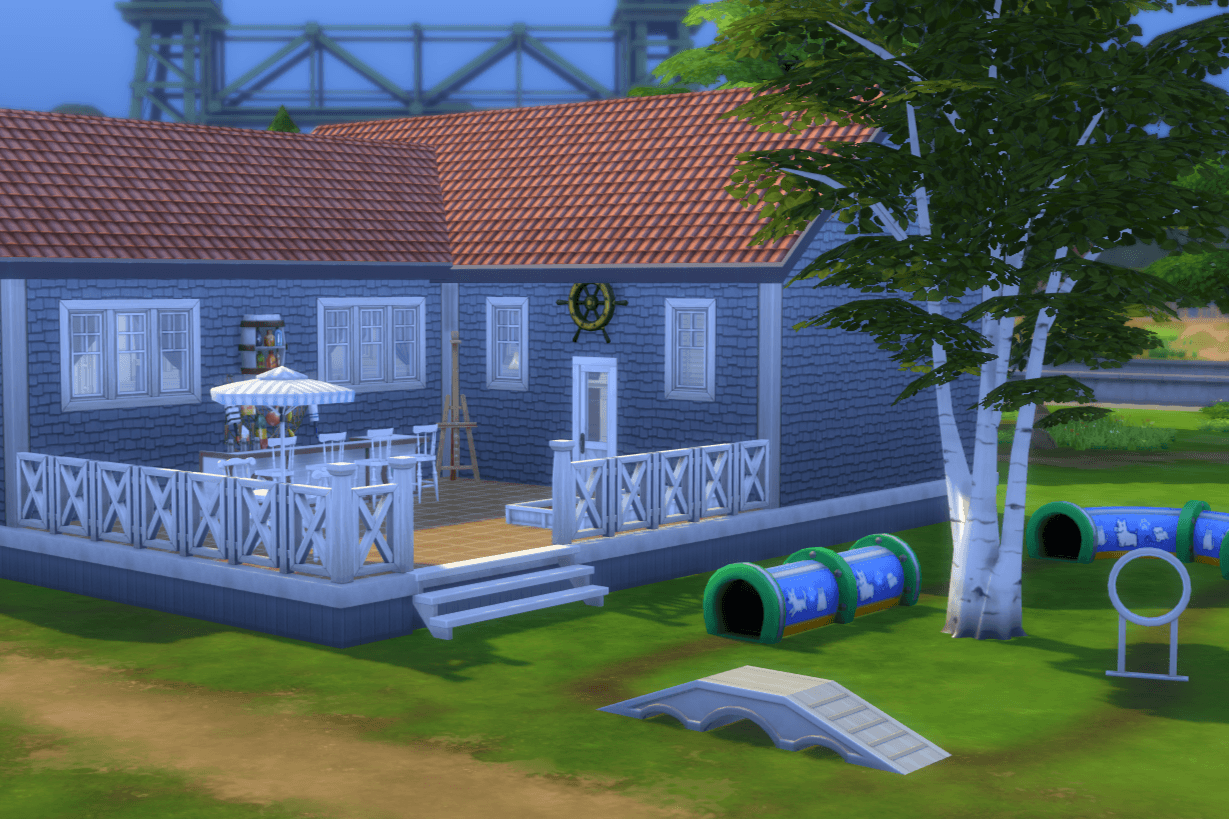 Blue cats and dogs house - The Sims 4 Rooms / Lots - CurseForge