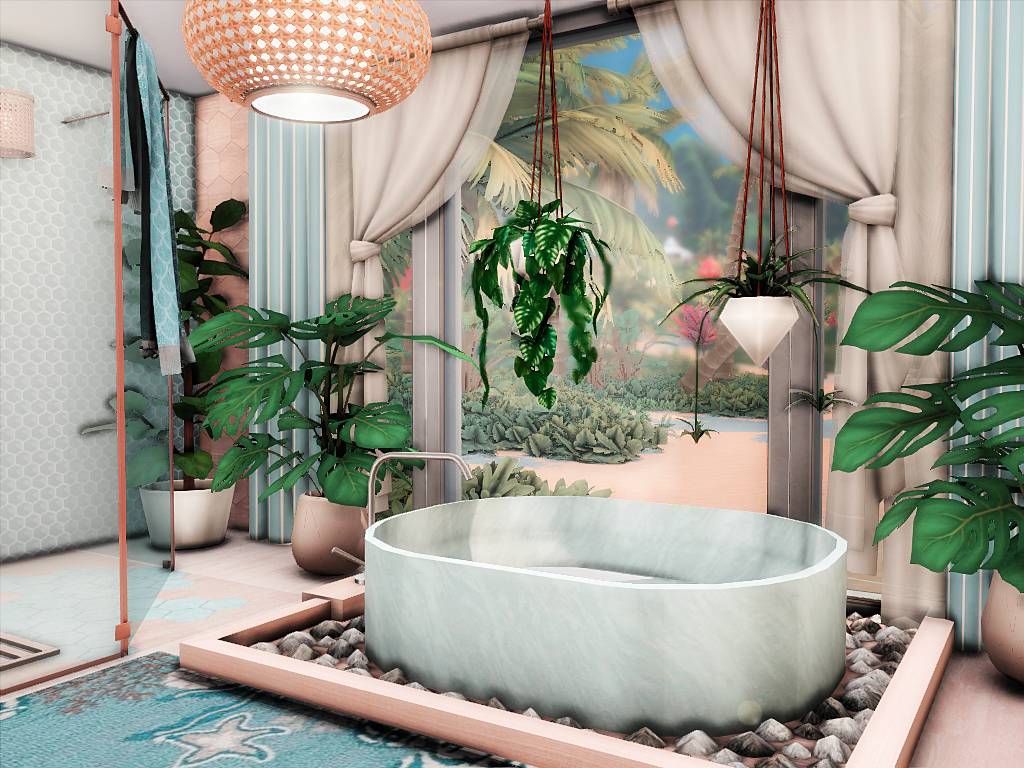 Bath in Tropics - The Sims 4 Rooms / Lots - CurseForge