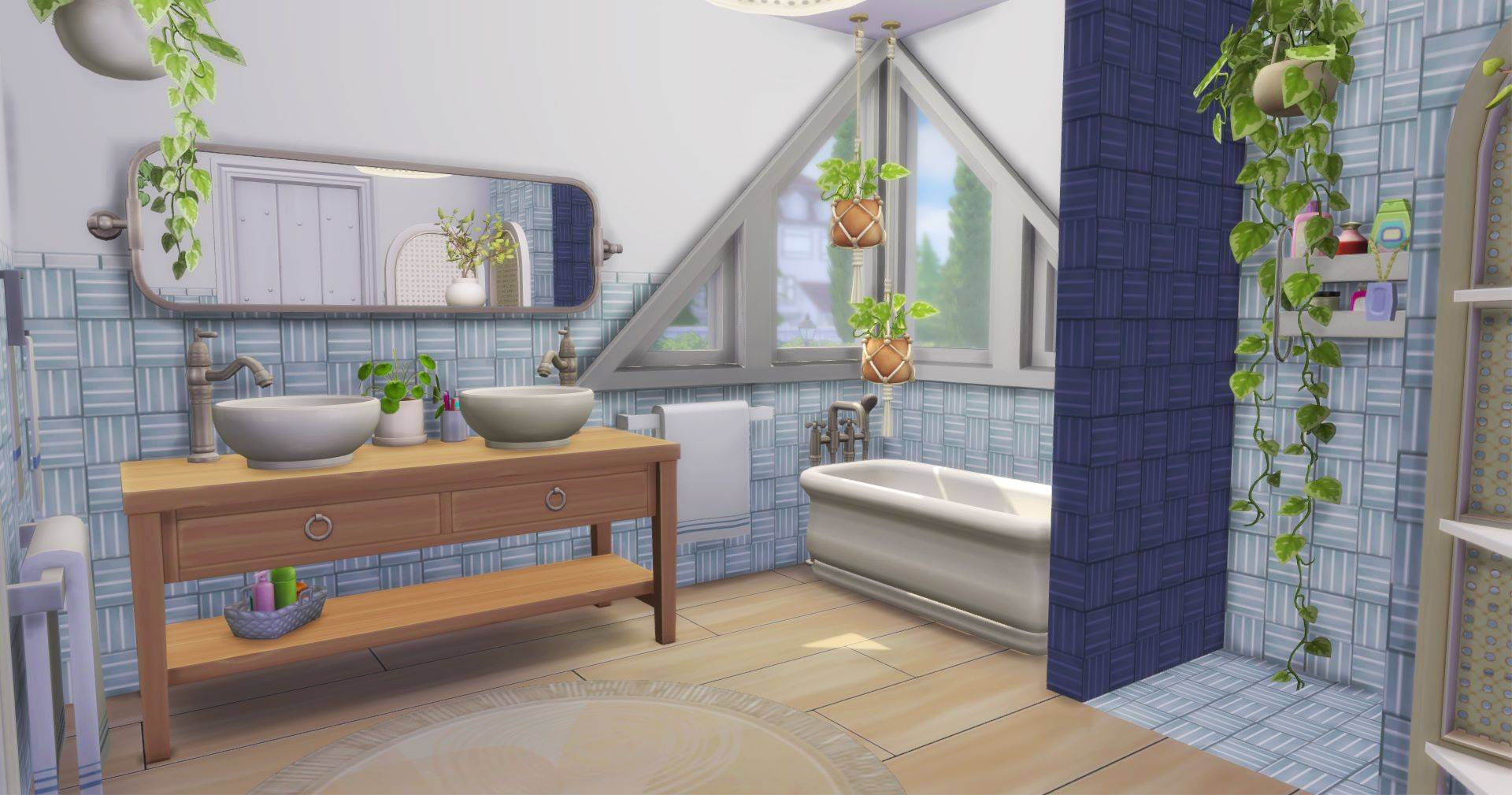 Hamptons Home - Shared Bathroom - The Sims 4 Rooms / Lots - CurseForge