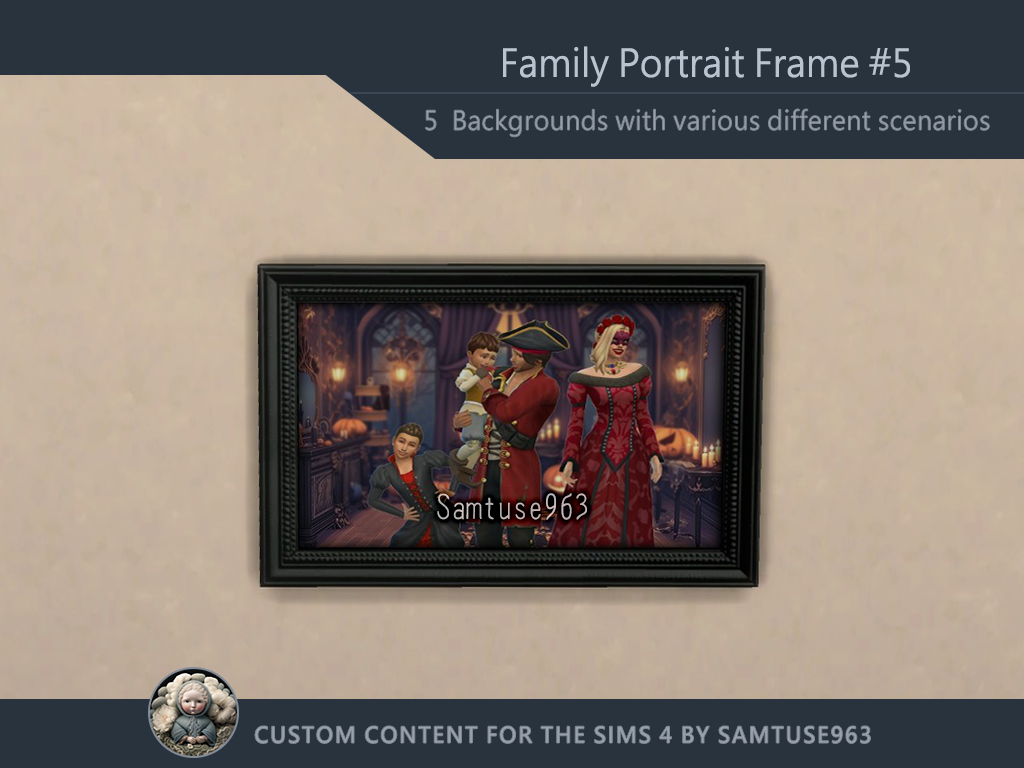 Family Portrait Frame #5 Samtuse963 - The Sims 4 Build / Buy - CurseForge