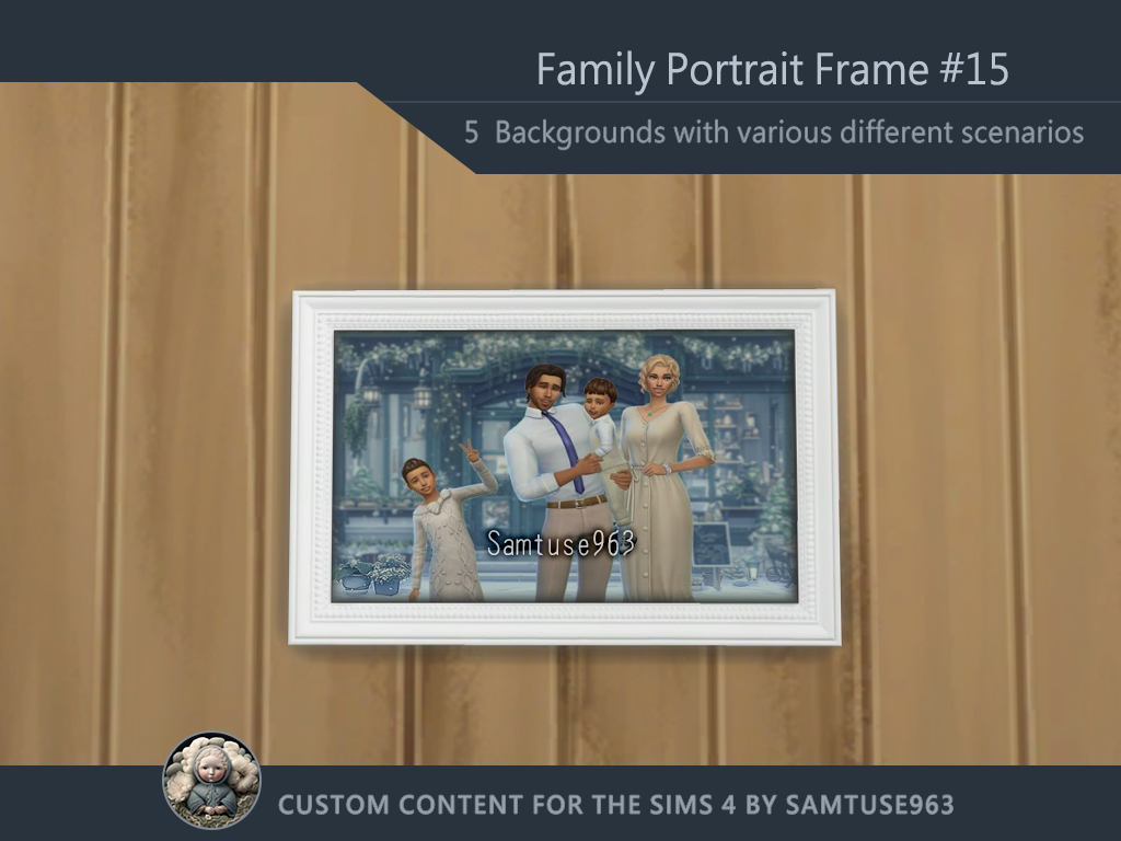 Family Portrait Frame #15 Samtuse963 - The Sims 4 Build / Buy - CurseForge
