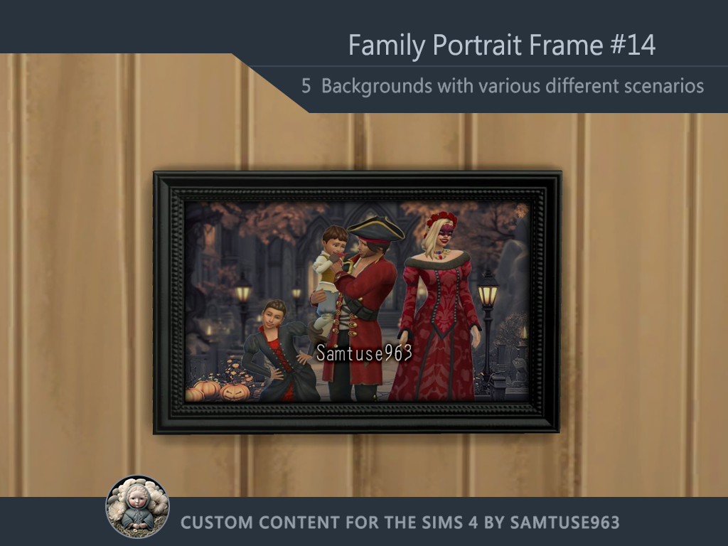Family Portrait Frame #14 Samtuse963 - The Sims 4 Build / Buy - CurseForge