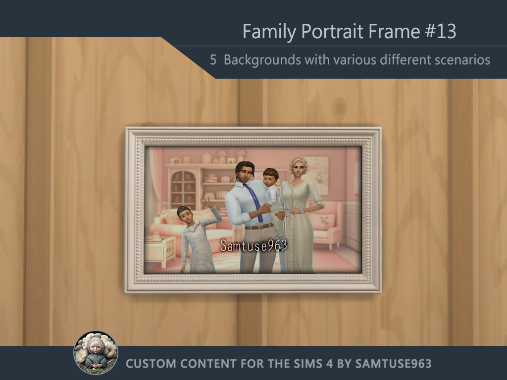 Family Portrait Frame #13 Samtuse963 - The Sims 4 Build / Buy - CurseForge