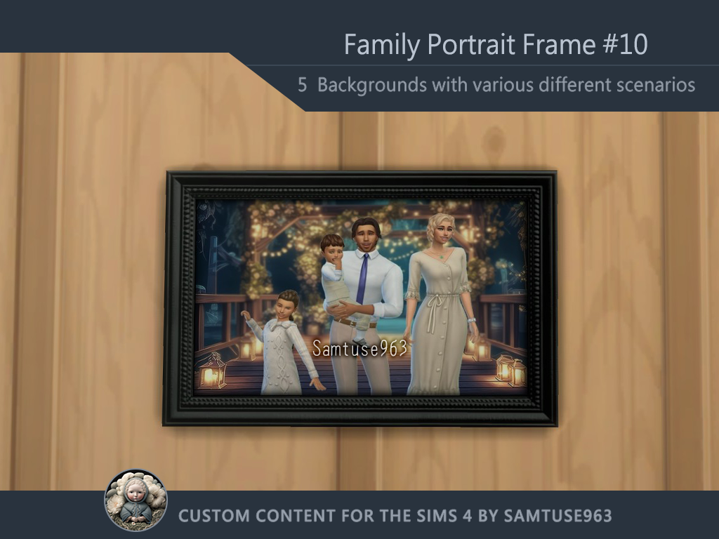 Family Sims 4 Picture Frames