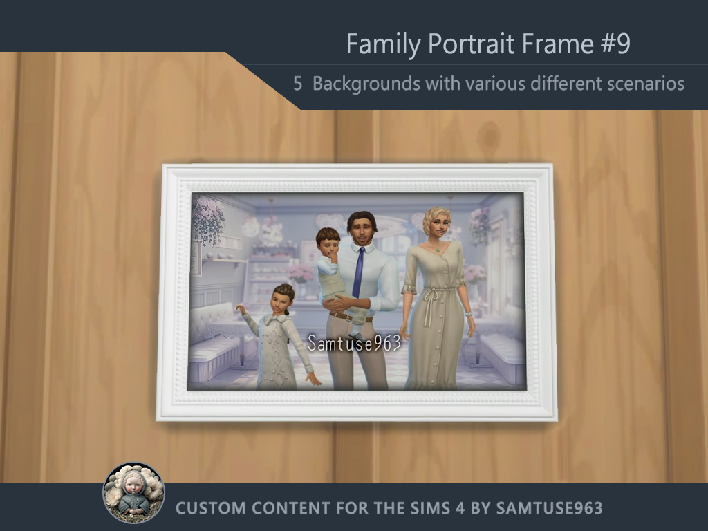 Family Portrait Frame #9 Samtuse963 - The Sims 4 Build / Buy - CurseForge