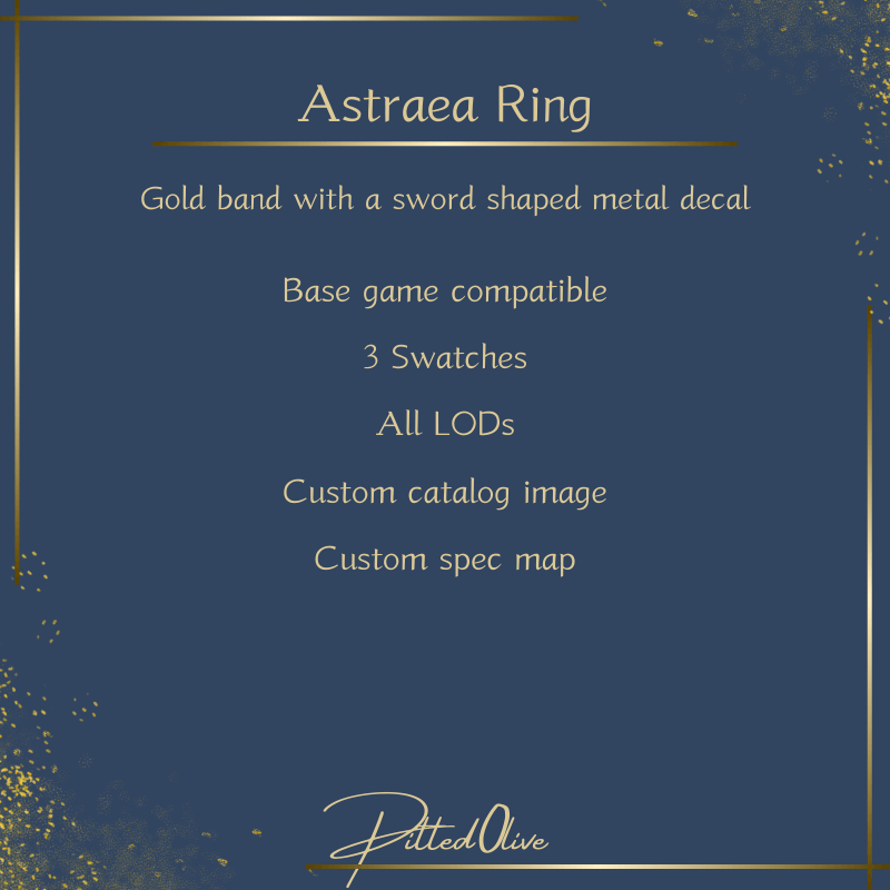 Astraea Ring - The Sims 4 Create a Sim - CurseForge