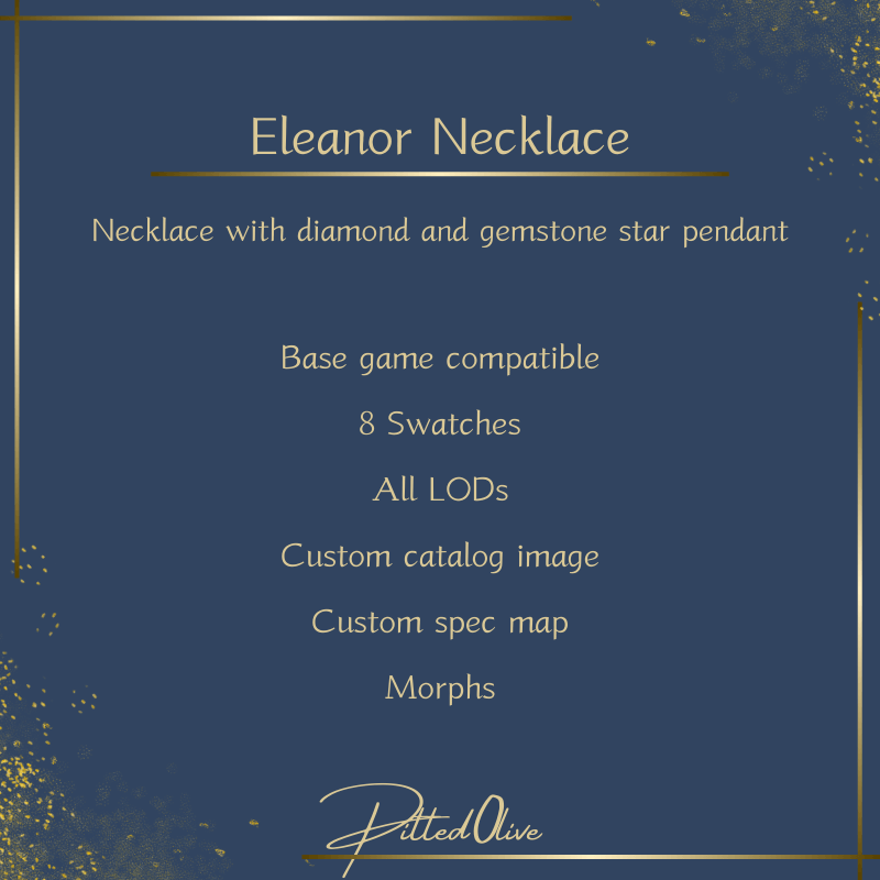 Eleanor Necklace - The Sims 4 Create a Sim - CurseForge