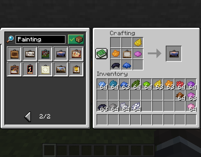 Craftable Painting Variants - Minecraft Data Packs - CurseForge