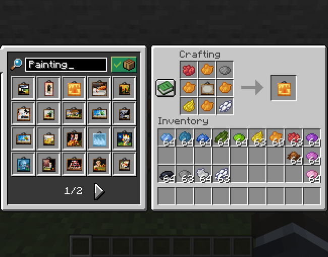 Craftable Painting Variants - Minecraft Data Packs - CurseForge