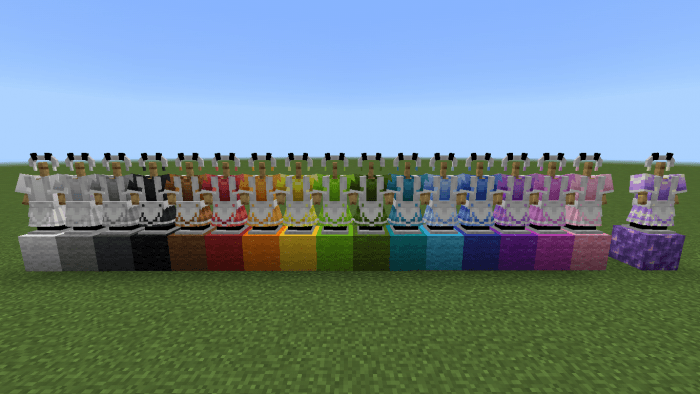 Cat Maid Dresses - Minecraft Bedrock Addons - CurseForge
