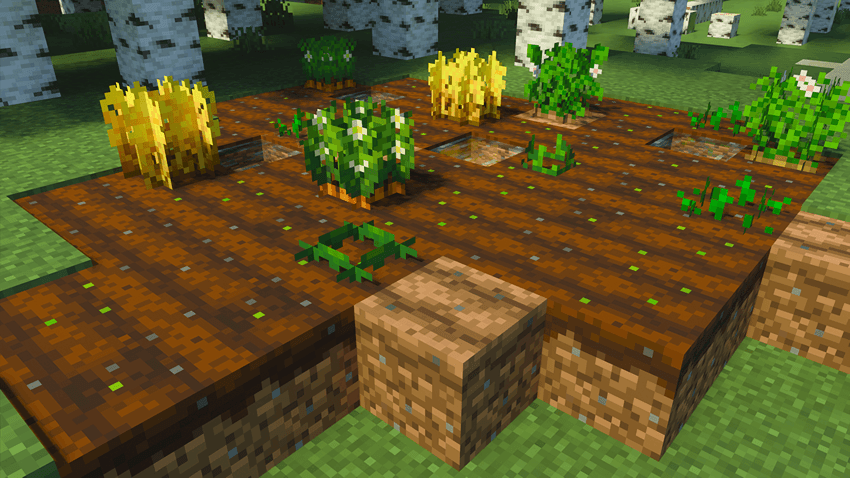 Crops Plus+ Texture Pack (3d Crops and More!) Minecraft Texture Pack