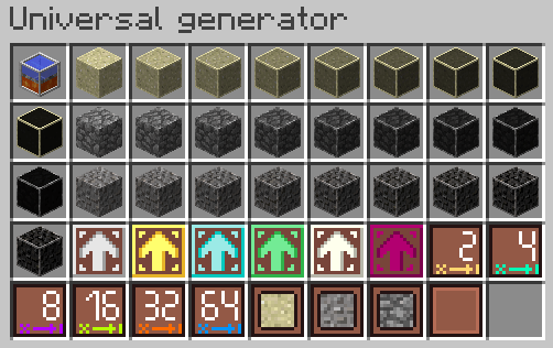 Universal-Generator - Minecraft Mods - CurseForge