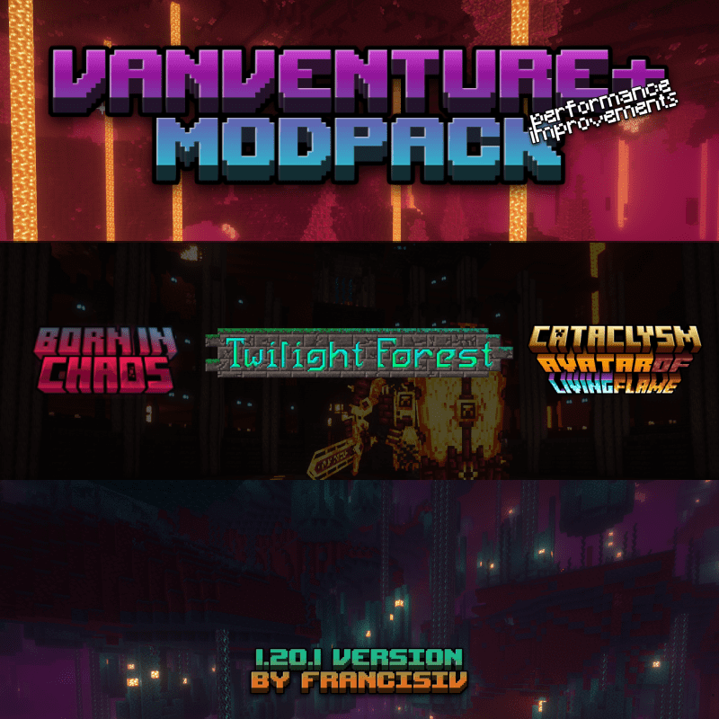 VANVENTURE+ - Minecraft Modpacks - CurseForge