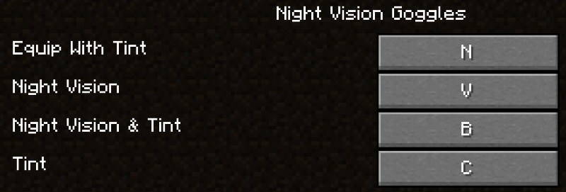 Basic Night Vision Goggles - Minecraft Mods - CurseForge