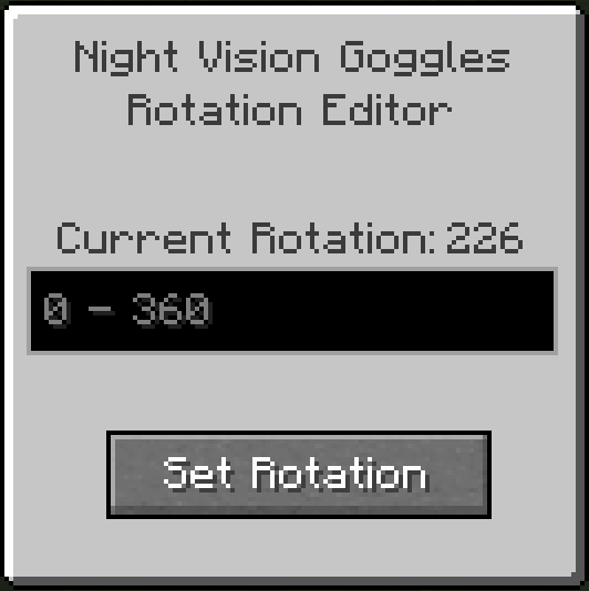 Basic Night Vision Goggles - Minecraft Mods - CurseForge